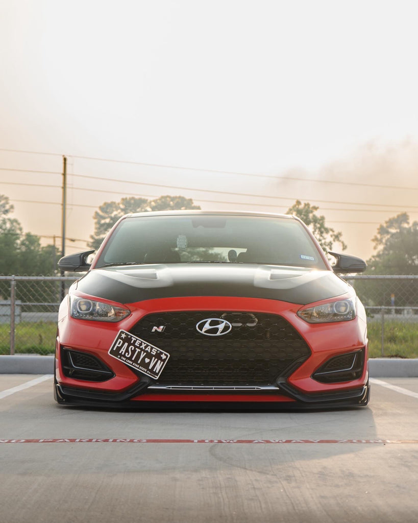 Hyundai Veloster N Front Splitter Wing Type Front Airdam Lip VELOCE ...