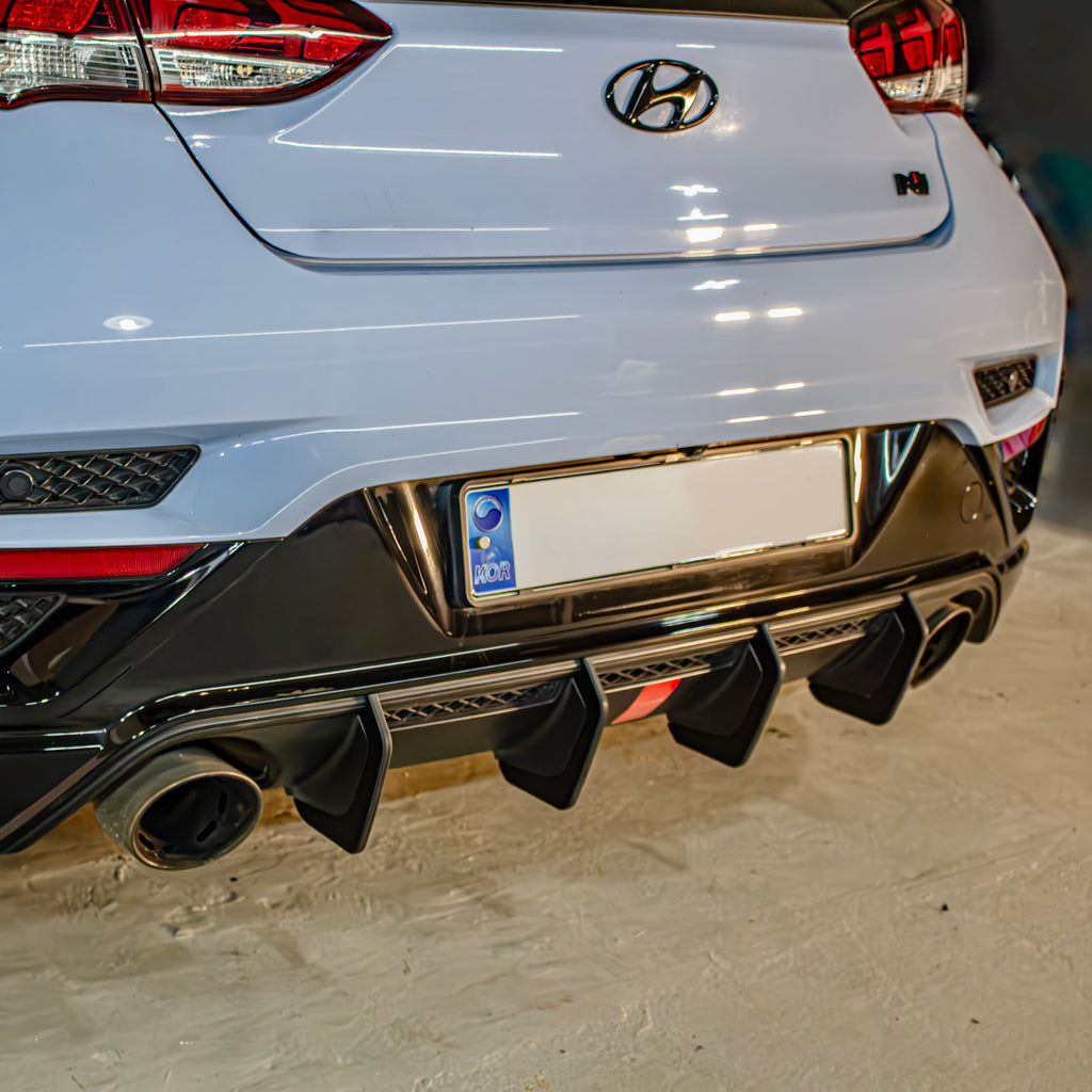 Hyundai Veloster N Diffuser Fins VELOCE Veloster N 2019+ – KDMHolic