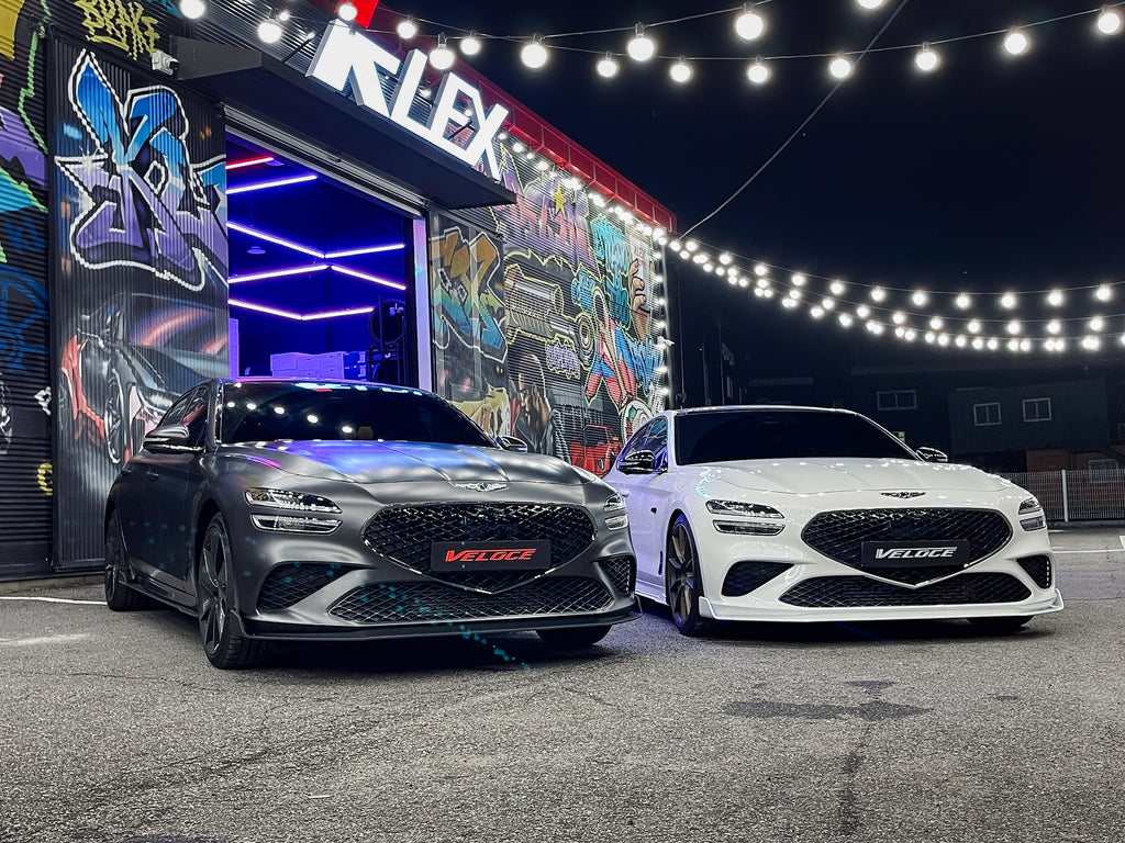 Genesis G70 Lip Kit Type G Aero Splitters & Diffuser 2022+ 3.3T 2.5T V ...