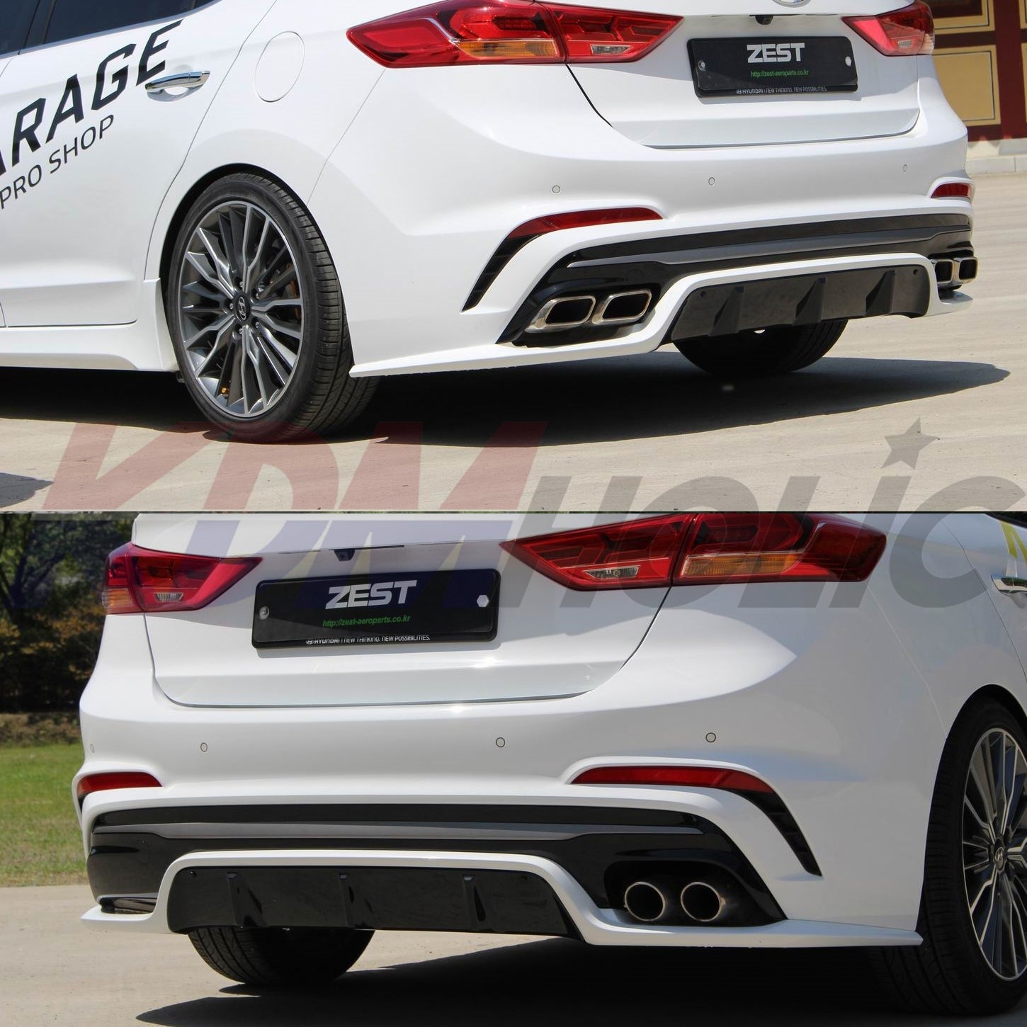 ZEST Rear Diffuser Lip for Hyundai Elantra AD Sport 2017-2018 – KDMHolic